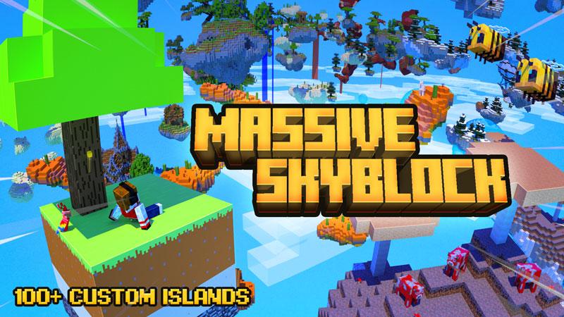 Massive Skyblock by Chunklabs | CHUNK - Minecraft Bedrock Marketplace Explorer
