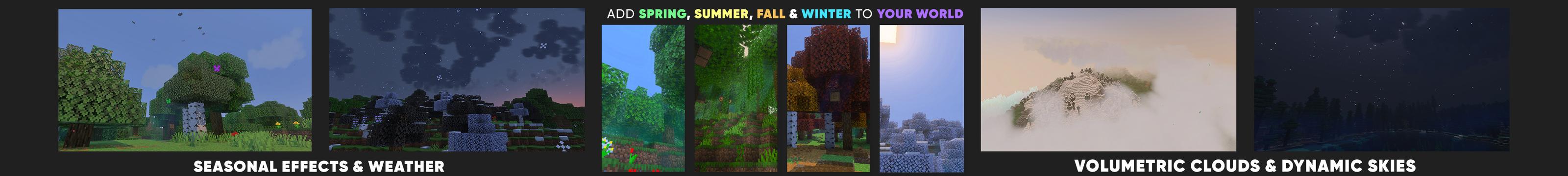 REALISTIC SEASONS! Add-On by Chunklabs | CHUNK - Minecraft Bedrock ...