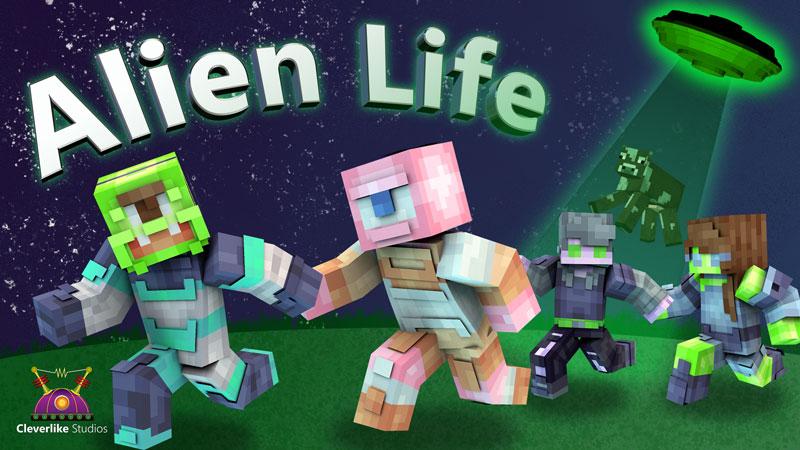 Alien Life by Cleverlike | CHUNK - Minecraft Bedrock Marketplace Explorer
