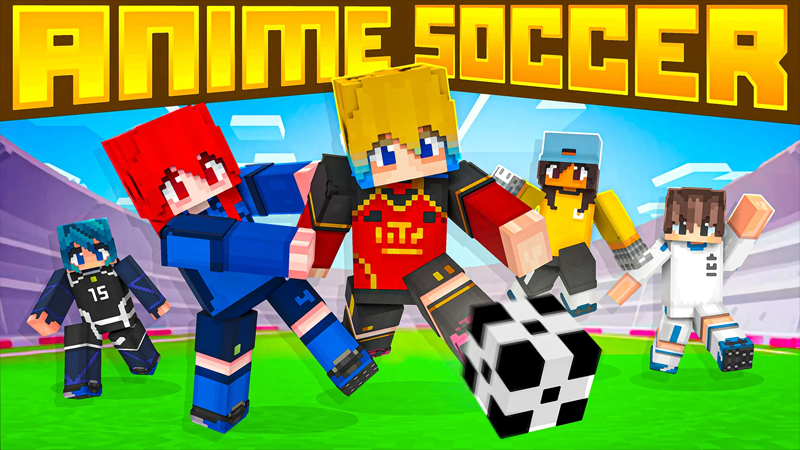 Anime Soccer by Cleverlike | CHUNK - Minecraft Bedrock Marketplace Explorer