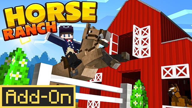 Horse Ranch by Cleverlike | CHUNK - Minecraft Bedrock Marketplace Explorer