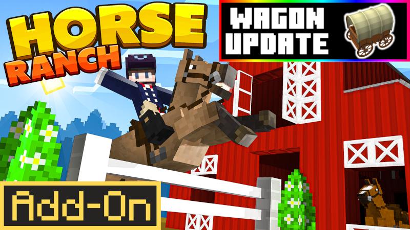 Horse Ranch by Cleverlike | CHUNK - Minecraft Bedrock Marketplace Explorer