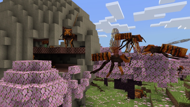 Giant Bugs Add-On by CompyCraft | CHUNK - Minecraft Bedrock Marketplace ...