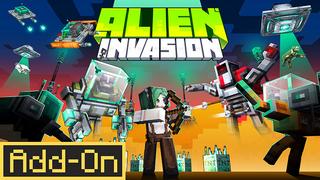 Alien Invasion Add-On by CrackedCubes | CHUNK - Minecraft Bedrock ...