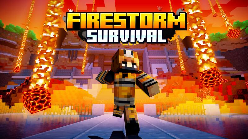 Firestorm Survival by CrackedCubes | CHUNK - Minecraft Bedrock Marketplace Explorer