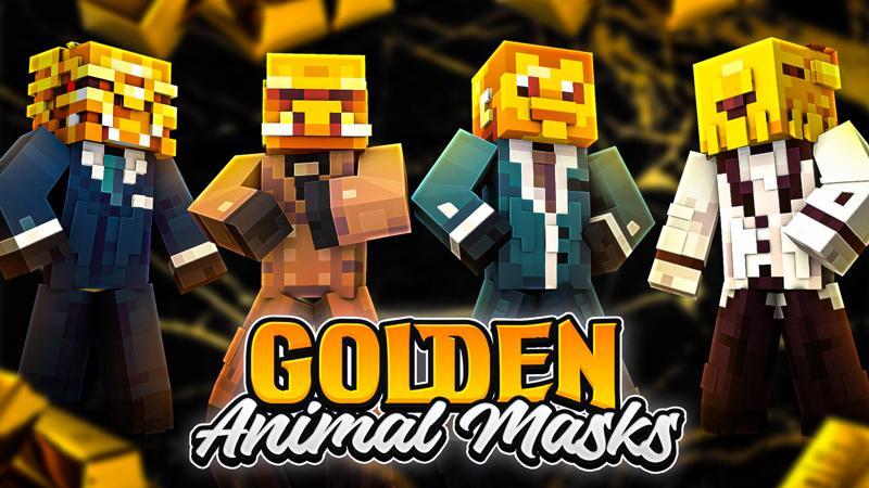Golden Animal Masks by CubeCraft Games | CHUNK - Minecraft Bedrock ...