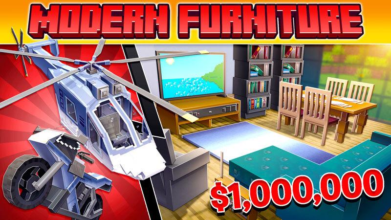 Modern Furniture by CubeCraft Games | CHUNK - Minecraft Bedrock ...