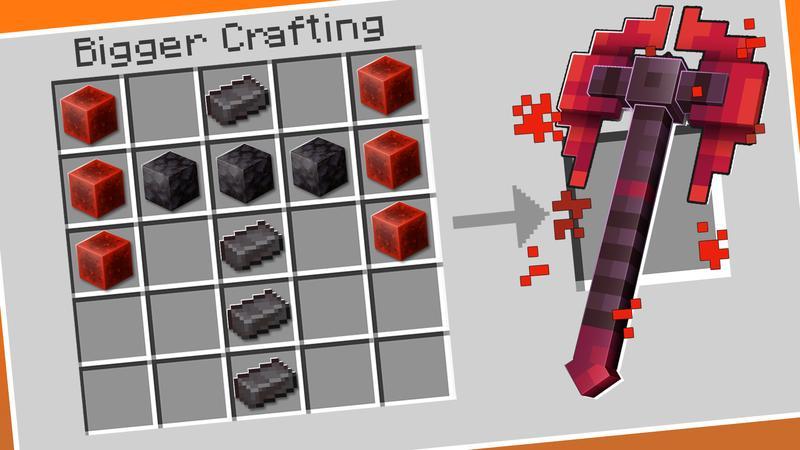 Bigger Crafting by Cubed Creations | CHUNK - Minecraft Bedrock ...