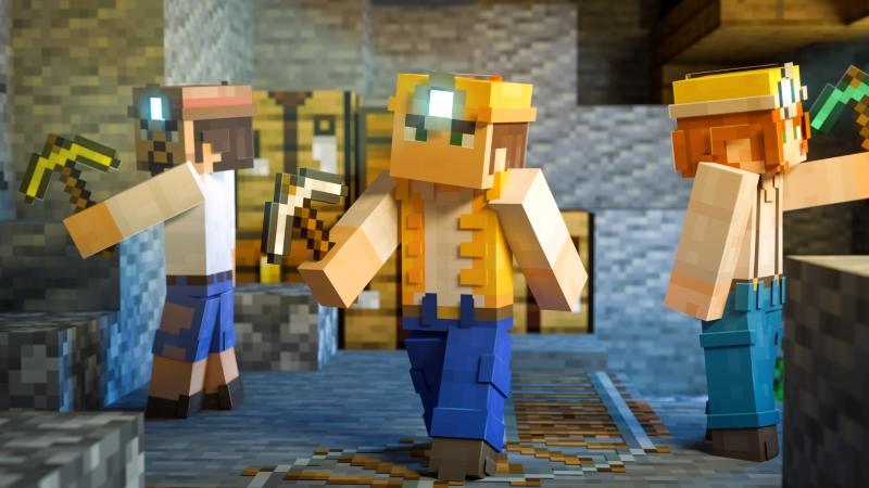 Miners by Cubed Creations | CHUNK - Minecraft Bedrock Marketplace Explorer