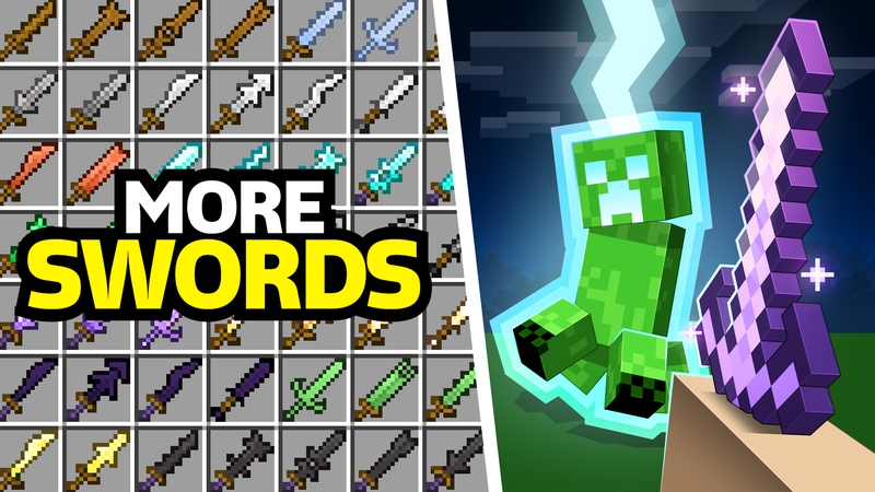 More Swords by Cubed Creations | CHUNK - Minecraft Bedrock Marketplace ...