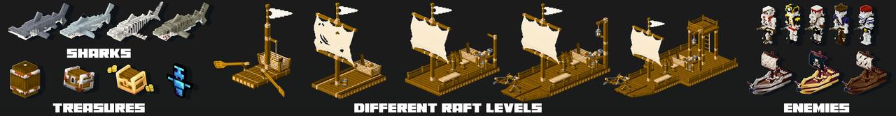 Raft Survival Add-On by Cubed Creations | CHUNK - Minecraft Bedrock ...