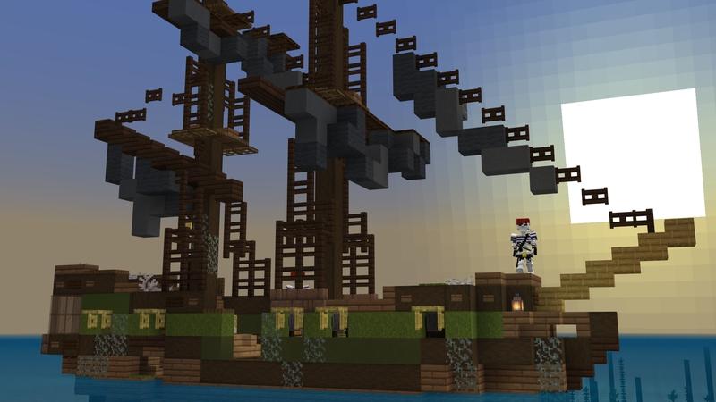 Raft Survival Add-On by Cubed Creations | CHUNK - Minecraft Bedrock ...