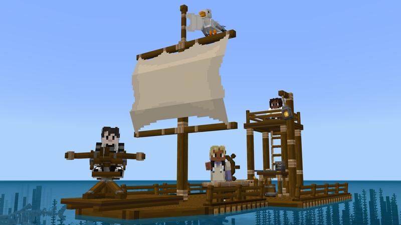 Raft Survival Add-On by Cubed Creations | CHUNK - Minecraft Bedrock ...
