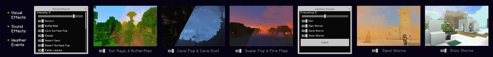 Realism Effects Add-On by Cubed Creations | CHUNK - Minecraft Bedrock ...