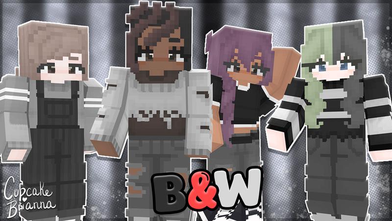 B&W HD Skin Pack by CupcakeBrianna | CHUNK - Minecraft Bedrock ...