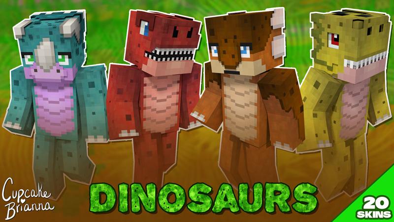 Dinosaurs HD Skin Pack by CupcakeBrianna | CHUNK - Minecraft Bedrock ...