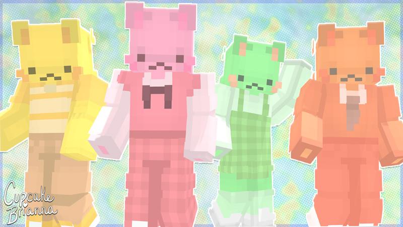 Gradient Cats Skin Pack by CupcakeBrianna | CHUNK - Minecraft Bedrock ...