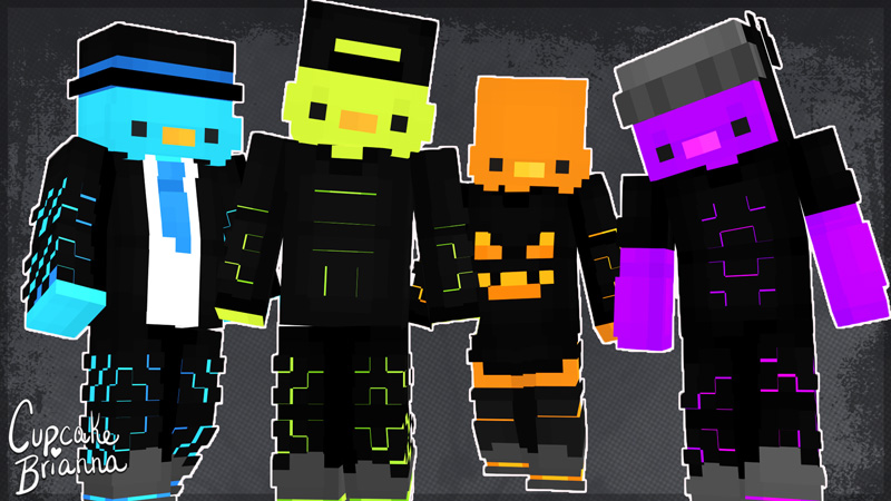 Neon Ducks Skin Pack by CupcakeBrianna | CHUNK - Minecraft Bedrock ...