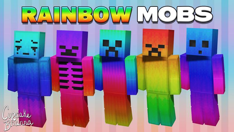 Rainbow Mobs HD Skin Pack by CupcakeBrianna | CHUNK - Minecraft Bedrock ...
