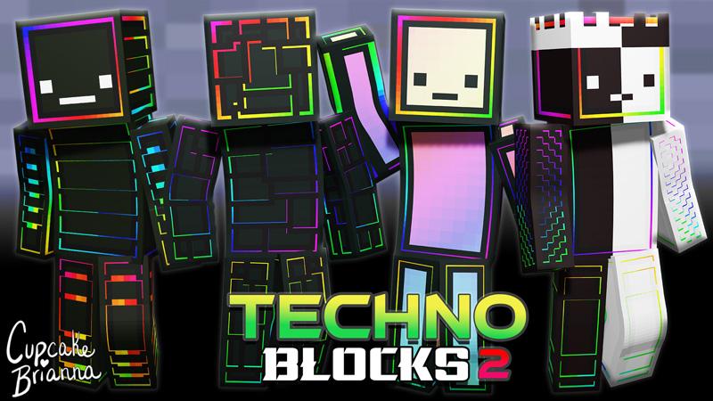 Techno Blocks 2 HD Skin Pack by CupcakeBrianna | CHUNK - Minecraft ...