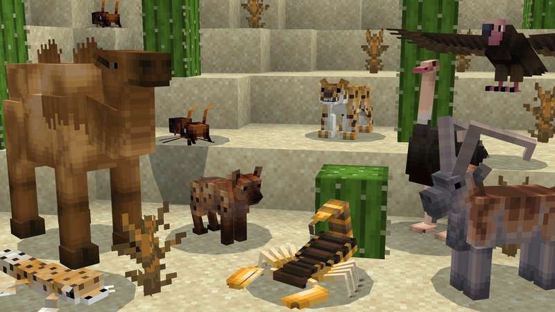 Animal Pack 500+ by Cyclone | CHUNK - Minecraft Bedrock Marketplace ...