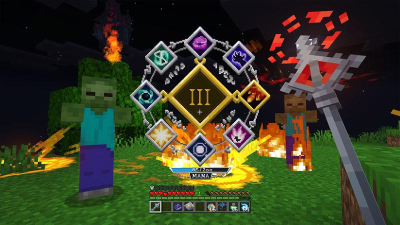 Magic Spells Add-On by Cyclone | CHUNK - Minecraft Bedrock Marketplace ...