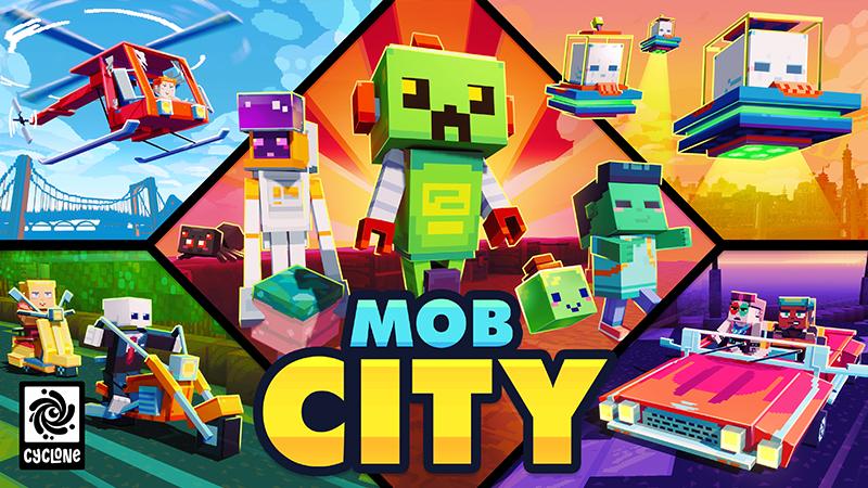 MOB CITY Mash-up by Cyclone | CHUNK - Minecraft Bedrock Marketplace ...