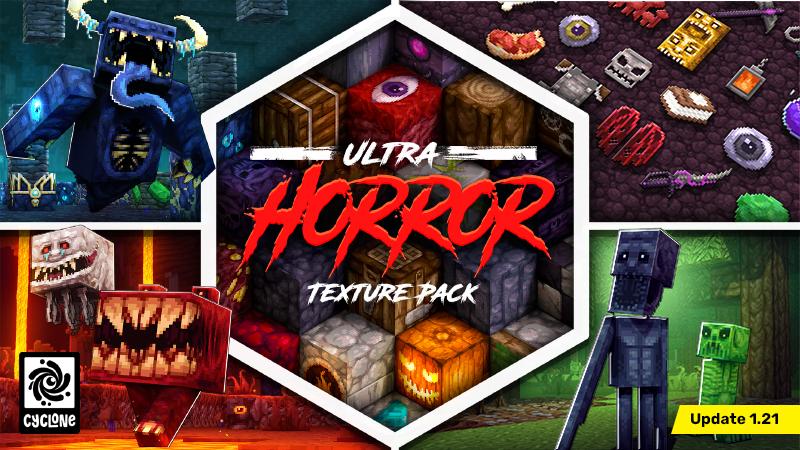 Ultra Horror Texture Pack by Cyclone | CHUNK - Minecraft Bedrock ...