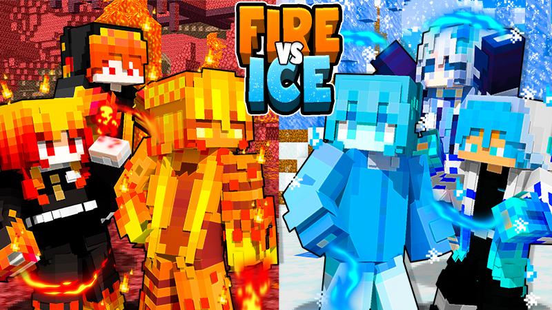 Fire Vs Ice by Cynosia | CHUNK - Minecraft Bedrock Marketplace Explorer
