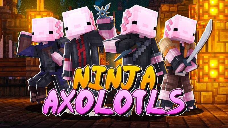 Ninja Axolotls by Cypress Games | CHUNK - Minecraft Bedrock Marketplace ...