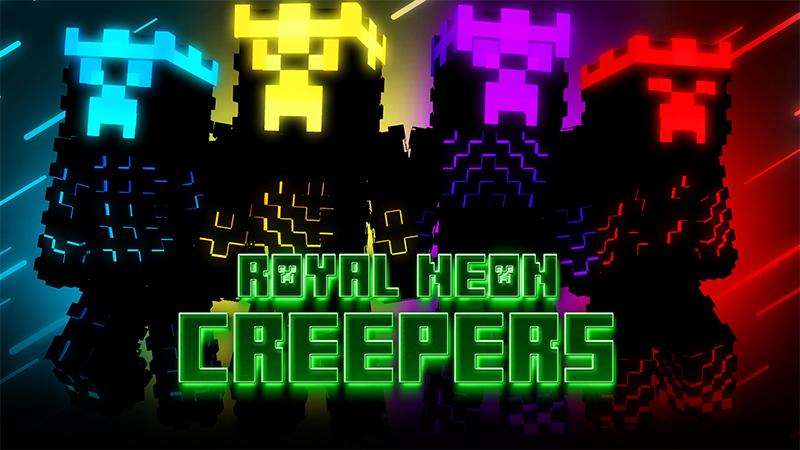 Royal Neon Creepers by Cypress Games | CHUNK - Minecraft Bedrock ...