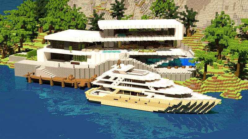 Seaside Mansion 2 by Cypress Games | CHUNK - Minecraft Bedrock ...