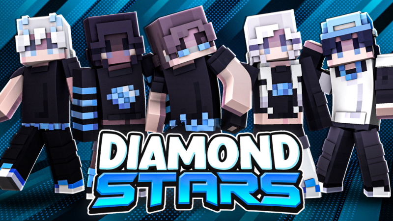 Diamond Stars by Dexity | CHUNK - Minecraft Bedrock Marketplace Explorer