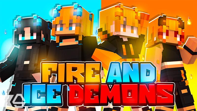 Fire and Ice Demons by Diamond Studios | CHUNK - Minecraft Bedrock Marketplace Explorer