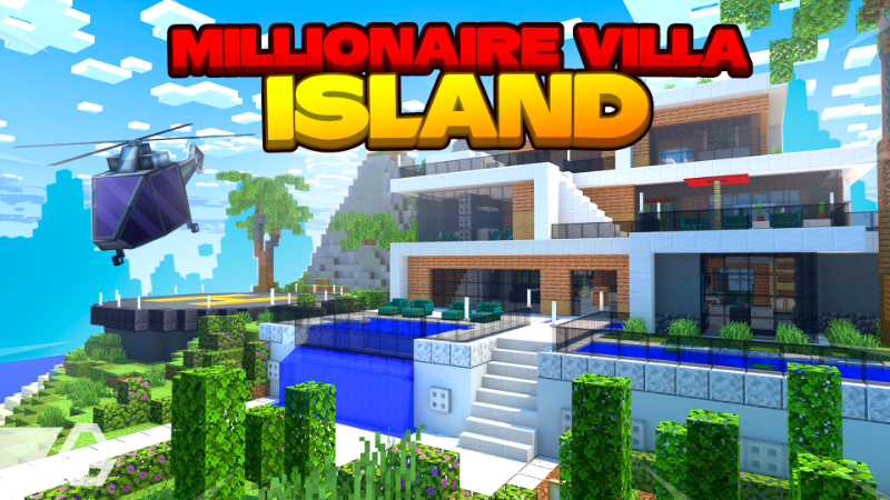 Millionaire Villa Island by Diamond Studios | CHUNK - Minecraft Bedrock Marketplace Explorer
