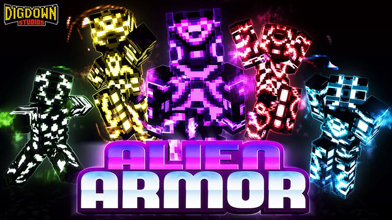 Alien Armor by Dig Down Studios | CHUNK - Minecraft Bedrock Marketplace ...