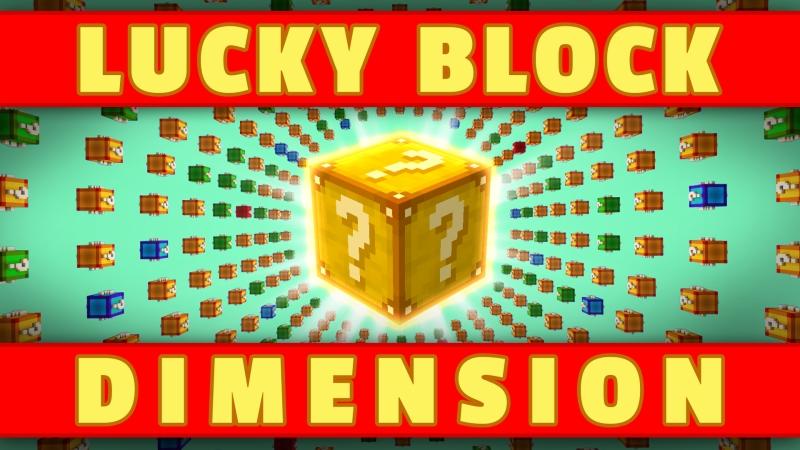 Lucky Block Dimension by Dig Down Studios | CHUNK - Minecraft Bedrock Marketplace Explorer