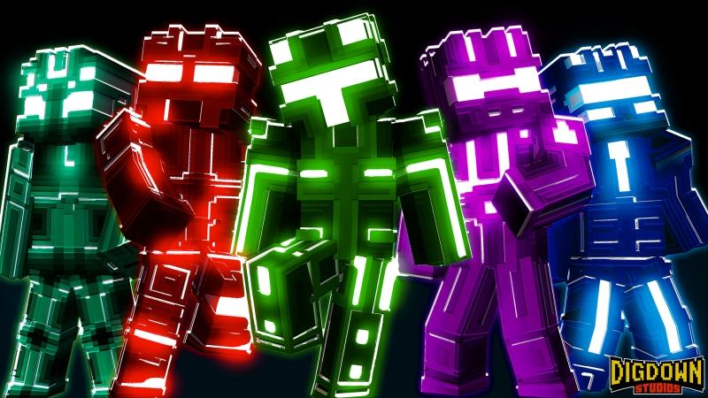 Neon Heroes by Dig Down Studios | CHUNK - Minecraft Bedrock Marketplace ...