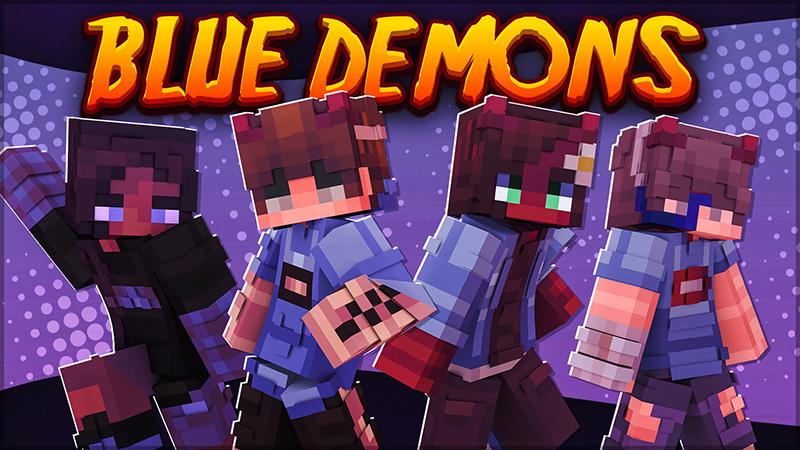 Blue Demons by DigiPort | CHUNK - Minecraft Bedrock Marketplace Explorer
