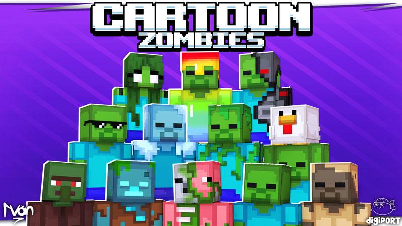Cartoon Zombies by DigiPort | CHUNK - Minecraft Bedrock Marketplace ...
