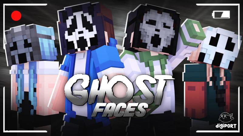 Ghost Faces by DigiPort | CHUNK - Minecraft Bedrock Marketplace Explorer