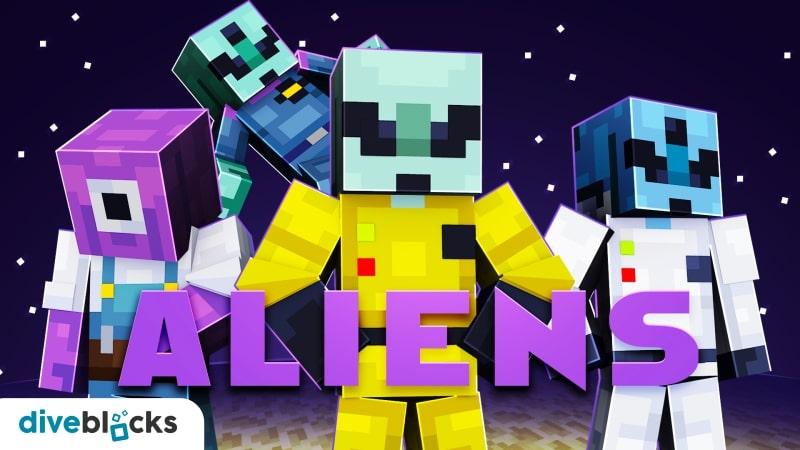 Aliens by Diveblocks | CHUNK - Minecraft Bedrock Marketplace Explorer
