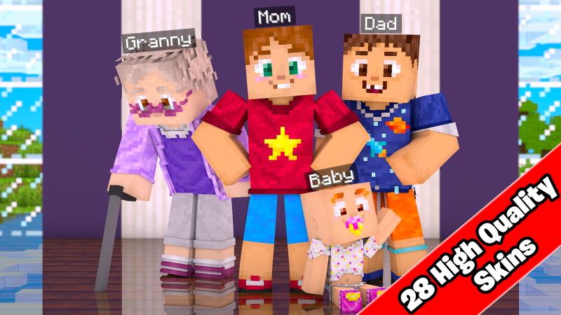 FAMILY SKIN PACK by Doctor Benx | CHUNK - Minecraft Bedrock Marketplace ...