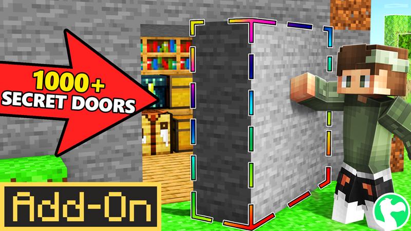 Secret Doors Add-On by Dodo Studios | CHUNK - Minecraft Bedrock Marketplace Explorer