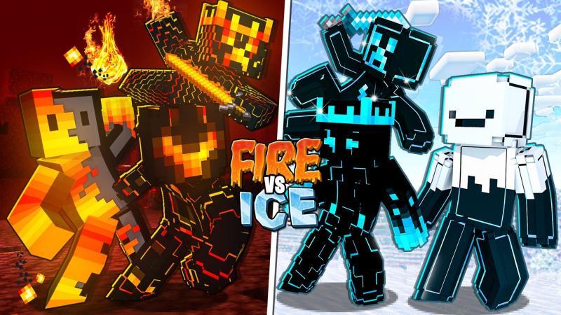 Fire Vs Ice Trends by DogHouse | CHUNK - Minecraft Bedrock Marketplace ...