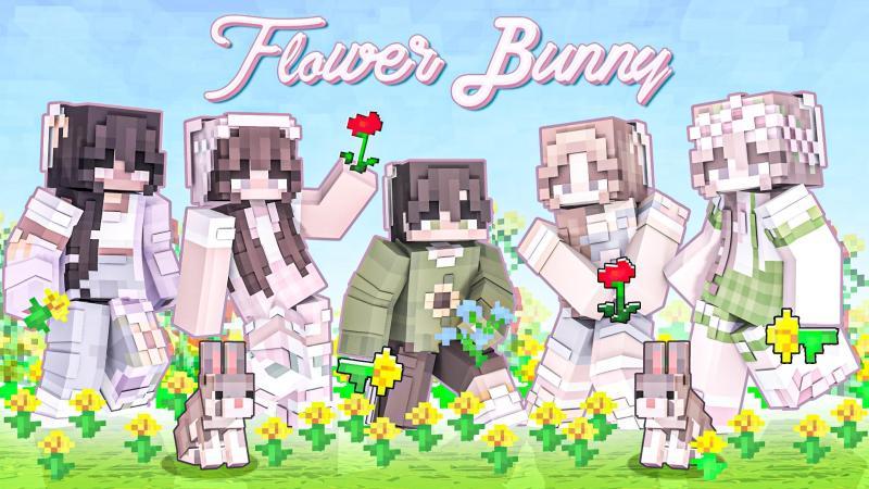 Flower bunny by DogHouse | CHUNK - Minecraft Bedrock Marketplace Explorer