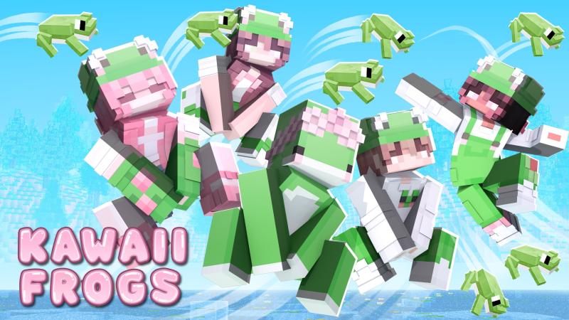 Kawaii Frogs by DogHouse | CHUNK - Minecraft Bedrock Marketplace Explorer
