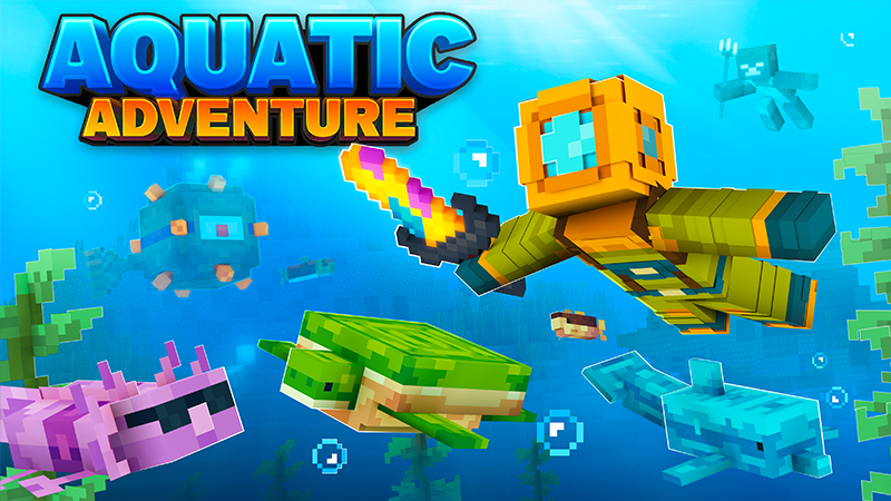 Aquatic Adventure de Duh | CHUNK - Minecraft Bedrock Marketplace Explorador