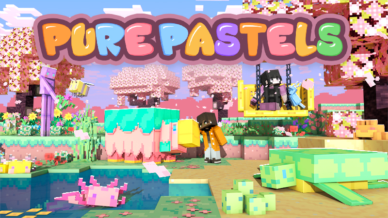 Pure Pastels by Duh | CHUNK - Minecraft Bedrock Marketplace Explorer
