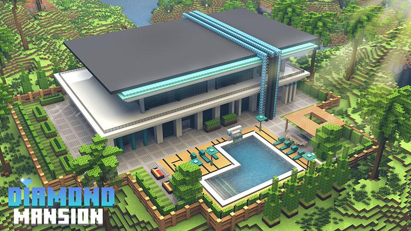 Diamond Mansion by Eco Studios | Chunk - Minecraft Bedrock Marketplace Explorer
